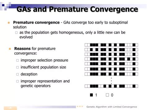 Ppt Gas And Premature Convergence Powerpoint Presentation Free Download Id 7067803