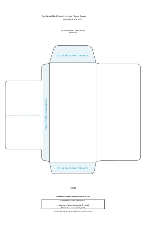 Professional Envelope Template Get In Touch Or Print Your Own