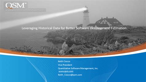 Webinar Replay Leveraging Historical Data For Better Software Development Estimation Qsm