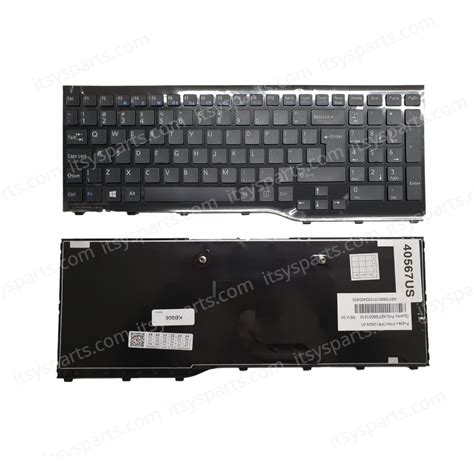 Πληκτρολόγιο Laptop Fujitsu Lifebook A 552 Ah552 Keyboard Uk Cp612624 01 Aefs6001010 Glossy