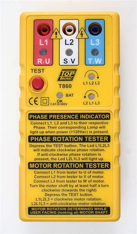 Toptronic T860 Rugged Three Phase Presence Indicator