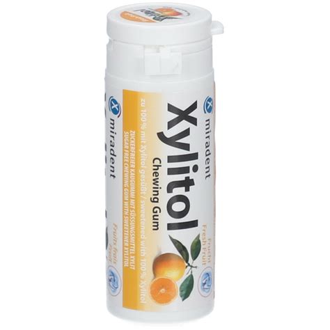 miradent Xylitol Chewing Gum Frucht 30 St - Shop Apotheke