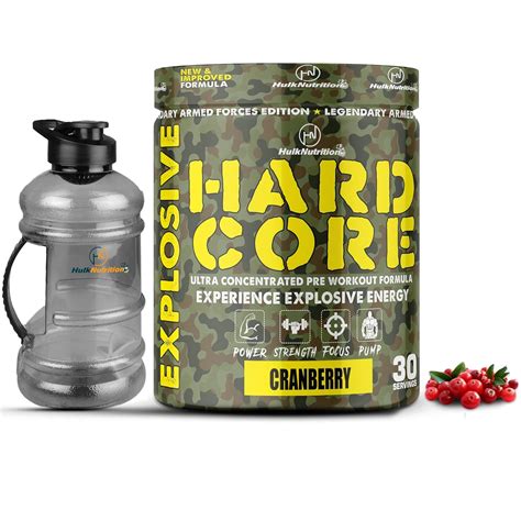 Hardcore Pre Workout With Galloon Hulk Nutrition