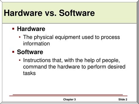 PPT Computer Hardware And Software PowerPoint Presentation Free