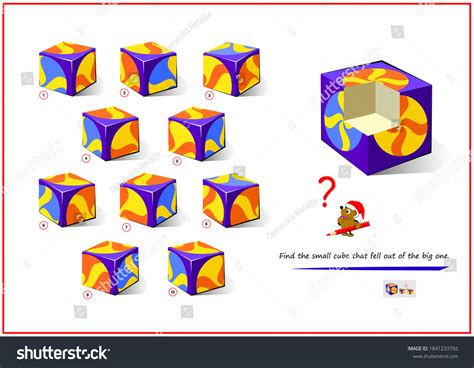logic puzzle game smartest find small stock vector royalty free