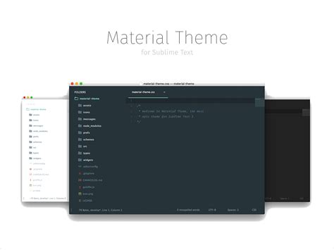 Github Sublimetextmaterial Theme Material Theme A Theme For