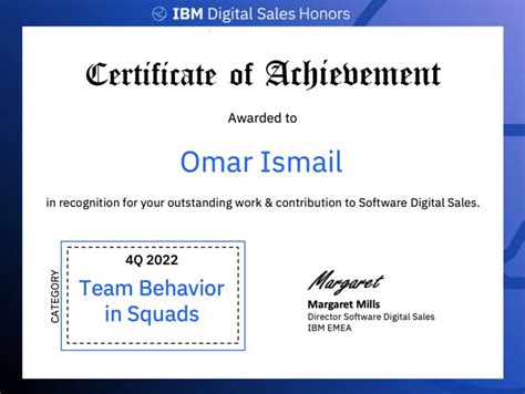Omar Ismail On Linkedin Proud To Be Recognized By The Emea Digital Sales Team And Looking Forward