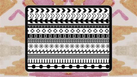 Artstation Border Brush Set For Procreate Brushes