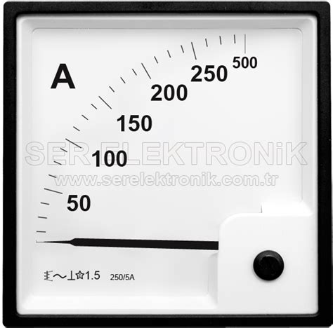 AC 250/5A Analog Ampermetre » Ser Elektronik