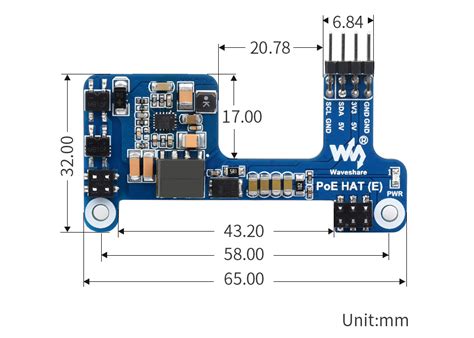 Buy Waveshare 23285 Power Over Ethernet Hat E For Raspberry Pi 3b4b Buy Waveshare 23285 Power Over Ethernet Hat E For Raspberry Pi 3b4b