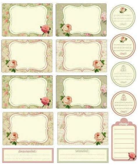 Tarjetas En Blanco Etiquetas Para Frascos Etiquetas Para Imprimir My Xxx Hot Girl