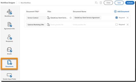 Configure A New Sending Workflow