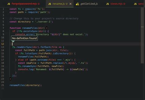 Wrote A Program To Rename All My Js Files To Ts File Using The Fs Package Kariaki Stephen