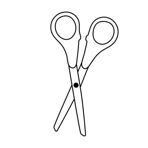 Scissors Outline Vector Art Icons And Graphics For Free Download