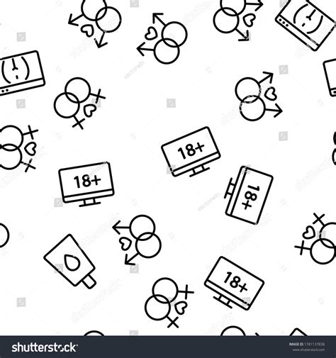 Porno Film Industry Vector Seamless Pattern Stock Vector Royalty Free
