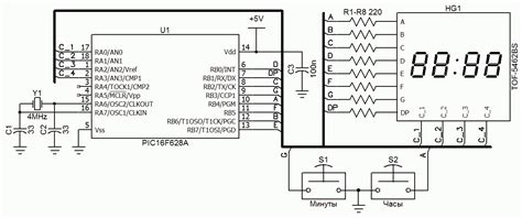 Простые и точные часы на PIC16F628 Микроконтроллеры и Технологии