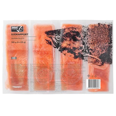 SjÖrapport Salmon Fillet Asc Certifiedfrozen Ikea