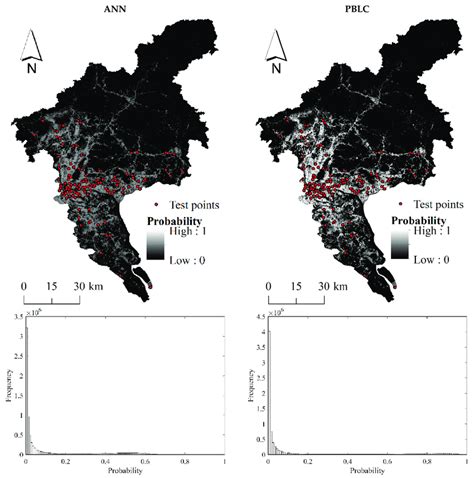 The Predicted Probabilistic Maps Of Flooding Top Row And Histograms Download Scientific The Predicted Probabilistic Maps Of Flooding Top Row And Histograms Download Scientific