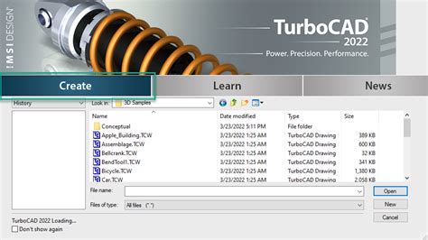 Starting TurboCAD TurboCAD Userguide Starting TurboCAD TurboCAD Userguide