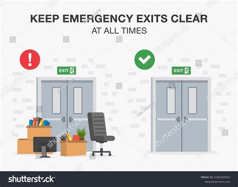 Blocked Emergency Exit Over 451 Royalty Free Licensable Stock Vectors And Vector Art Shutterstock