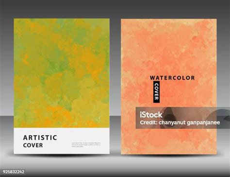 커버 디자인 연례 보고서 서식 파일 브로슈어 전단지 책 포장 상자 잡지 광고 배너 포스터 신문 프레 젠 테이 션 인쇄 미디어 카드에 대 한 수채화 배경 벡터 0명에 대한