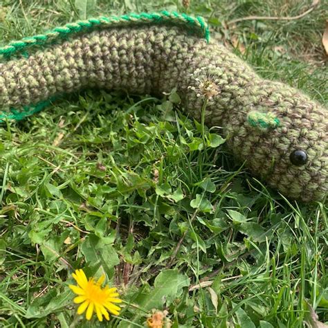 Crochet Pattern Amigurumi Eel Crochet Pattern Pdf Amigurumi Eel