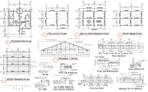 Get Professional Foundation Detail Cad Drawings In Dwg Format Autocad Files Included