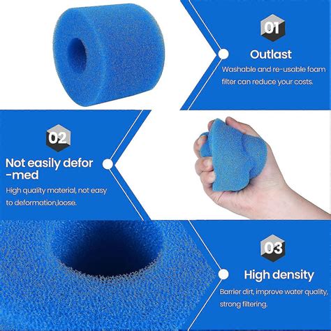 Type A Filter Sponge Set Of 4 Swimming Pool Filters Cartridge Filter Sponge Pool Filter Foam