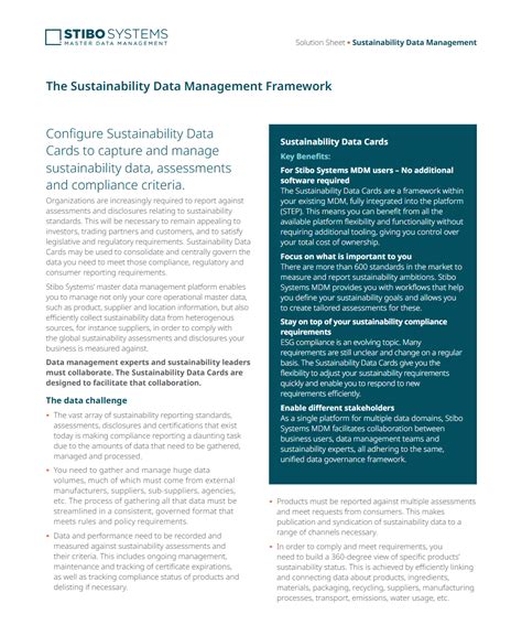 Optimize Esg Performance With Sustainability Data Cloud