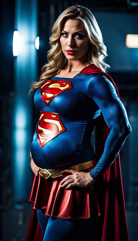 A Young Pregnant Supergirl By Letchadan On Deviantart