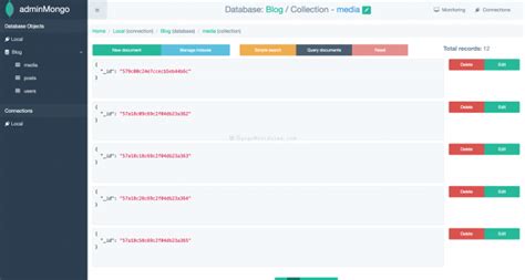 Mongodb可视化web管理工具 Adminmongomongodb Web管理工具 Csdn博客
