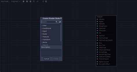 Using Visualshaders — Godot Engine 3 X の日本語のドキュメント