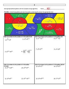 Solving Exponential Equations Without A Constant Using Logarithms