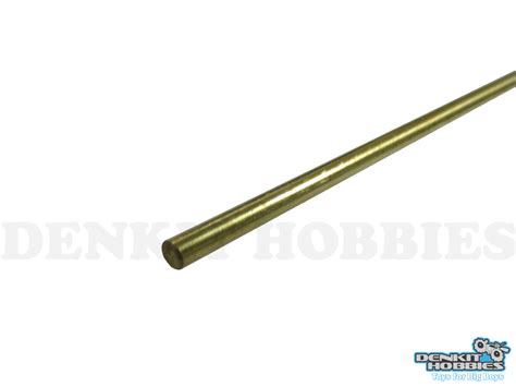 Round Solid Brass Rod 18 Od X 36 Ks Metals Denkit Hobbies