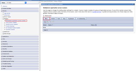 Websphere Application Server Creating Cluster In Was