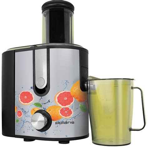 Купить Соковыжималка Polaris PEA 1241A Fruit Fusion черный, серебристый ...
