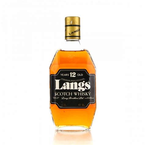 Langs 12 Year Old Scotch Whisky 1970s Whisky Auctioneer