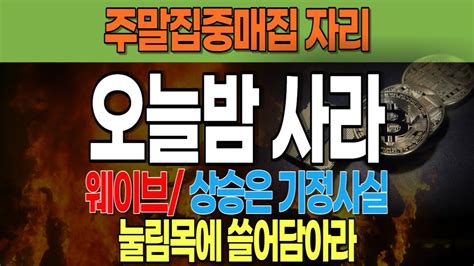 코인🔥 웨이브 바닥에서 세력이 밀어올린다 1000 급등 출발점 잡아라 웨이브코인 웨이브코인전망 웨이브코인분석 웨이브코인목표가 Youtube