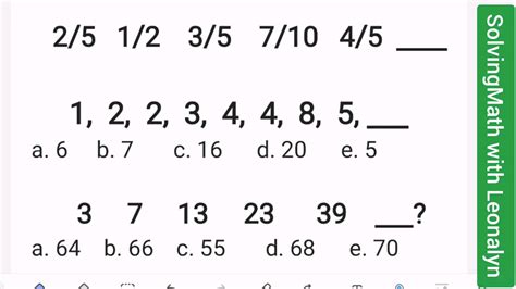 number series 2 5 1 2 3 5 7 10 4 5 1 2 2 3 4 4 8 5 a 6 b 7 c 16 d 20 e 5