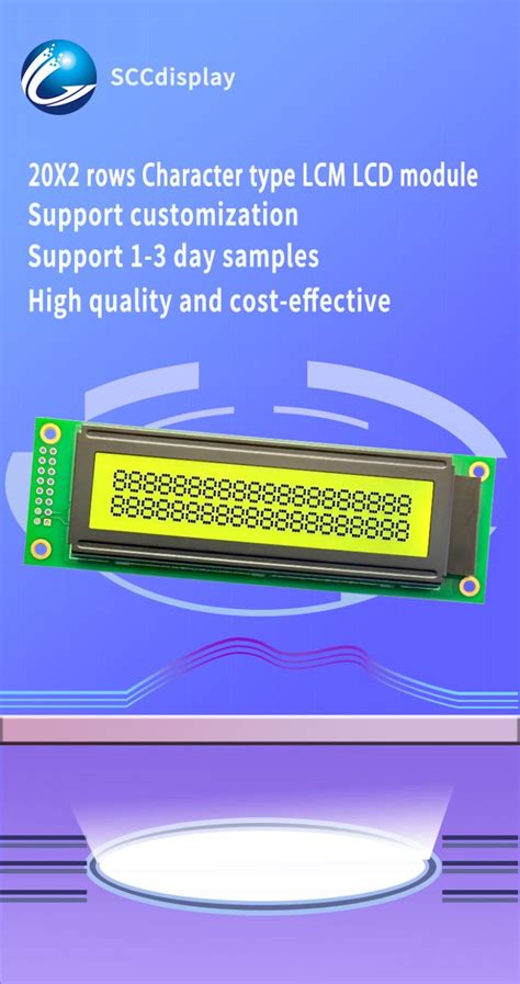 LCD Display Custom Characters High Quality Industrial Screen