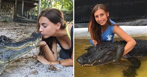Alligator Wrestler Rescues Giant Reptiles Then Plants Kisses On Their
