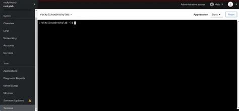 Manage Rocky Linux 8 Server Using Cockpit Web Console Computingforgeeks
