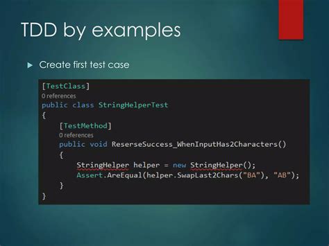 Tdd Test Driven Development Pptx