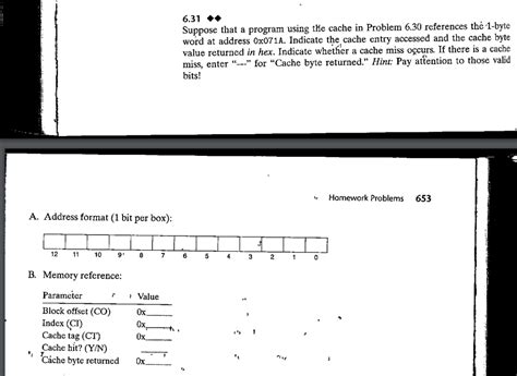 Solved 630 Suppose We Have A System With The Following