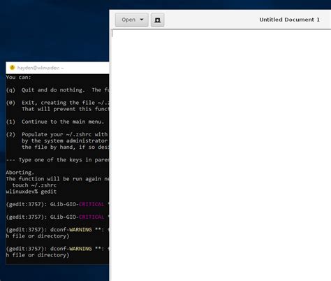 Cannot Open Display When Opening Gedit Example · Issue 75 · Whitewaterfoundrypengwin · Github