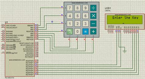 Keypad Interfacing With Pic F A Embetronicx