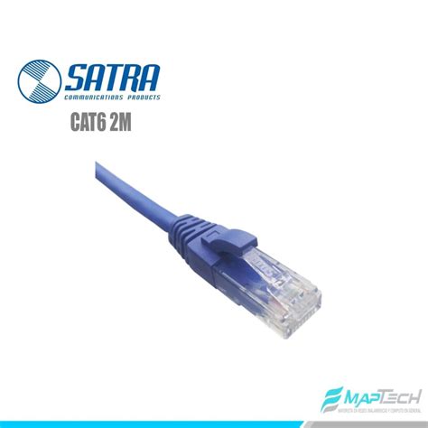 PATCH CORD CAT METROS AZUL SATRA Maptech Perú