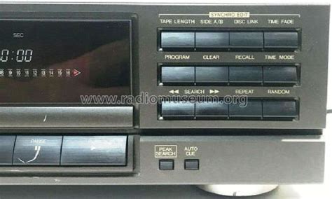 Compact Disc Player SL PG R Player Technics Brand Radiomuseum Org