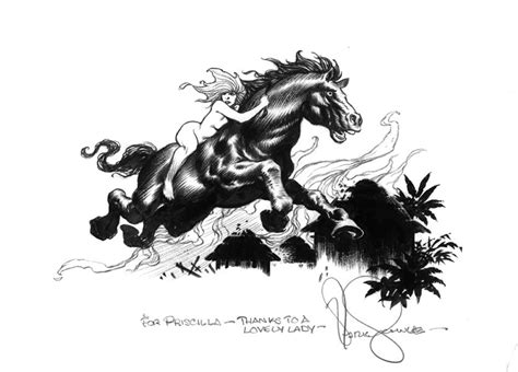 Nude On Horse Comic Art Frank Frazetta Fantasy Art Comic Art