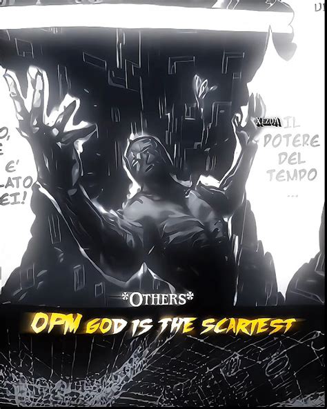The Scariest Mf In The Opm Verse One Punch Man Saitama Opm God